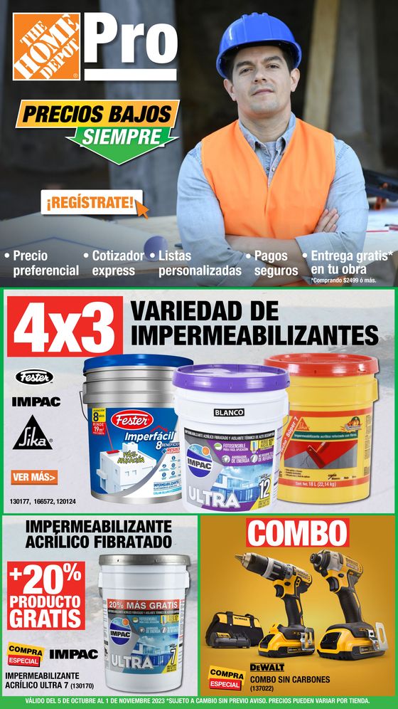 Home Depot | Catálogos y Folletos Octubre 2023 | Tiendeo