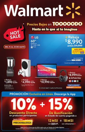 Walmart en Hermosillo | Ofertas y Folletos Hot Sale | Tiendeo