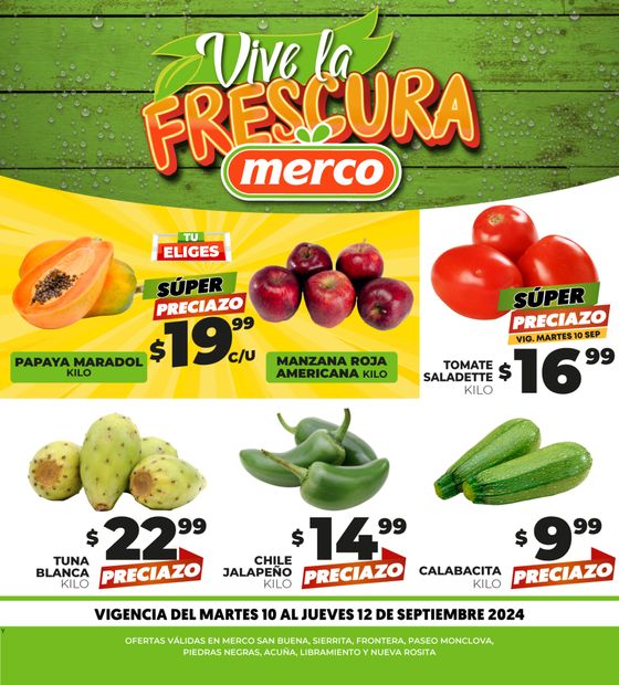 Merco | Ofertas y Folletos Septiembre 2024 | Tiendeo